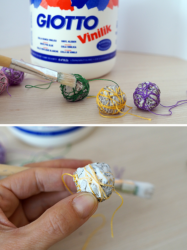 Newspaper necklace - Journey into Creativity