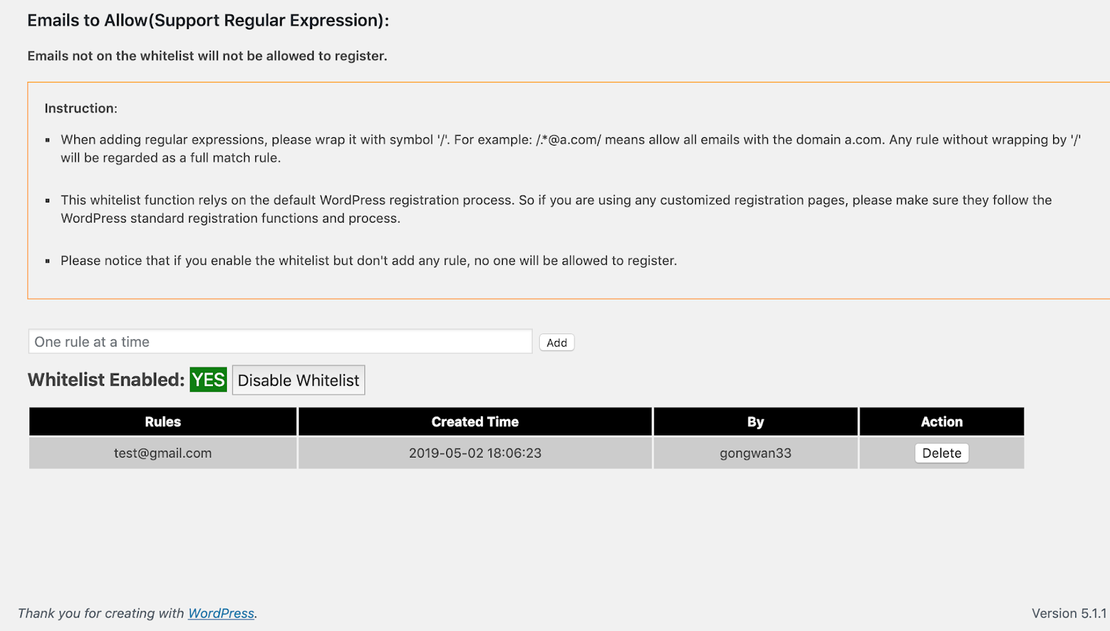 [WP Plugin] Geek Mail Whitelist
