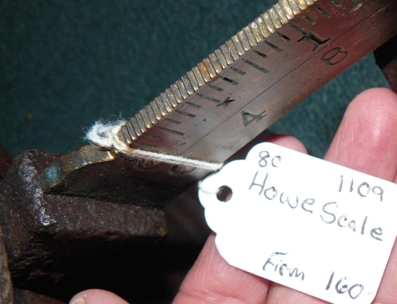 SCRANBERRY COOP : Vintage Metal Howe Scale with weights at Scranberry ...