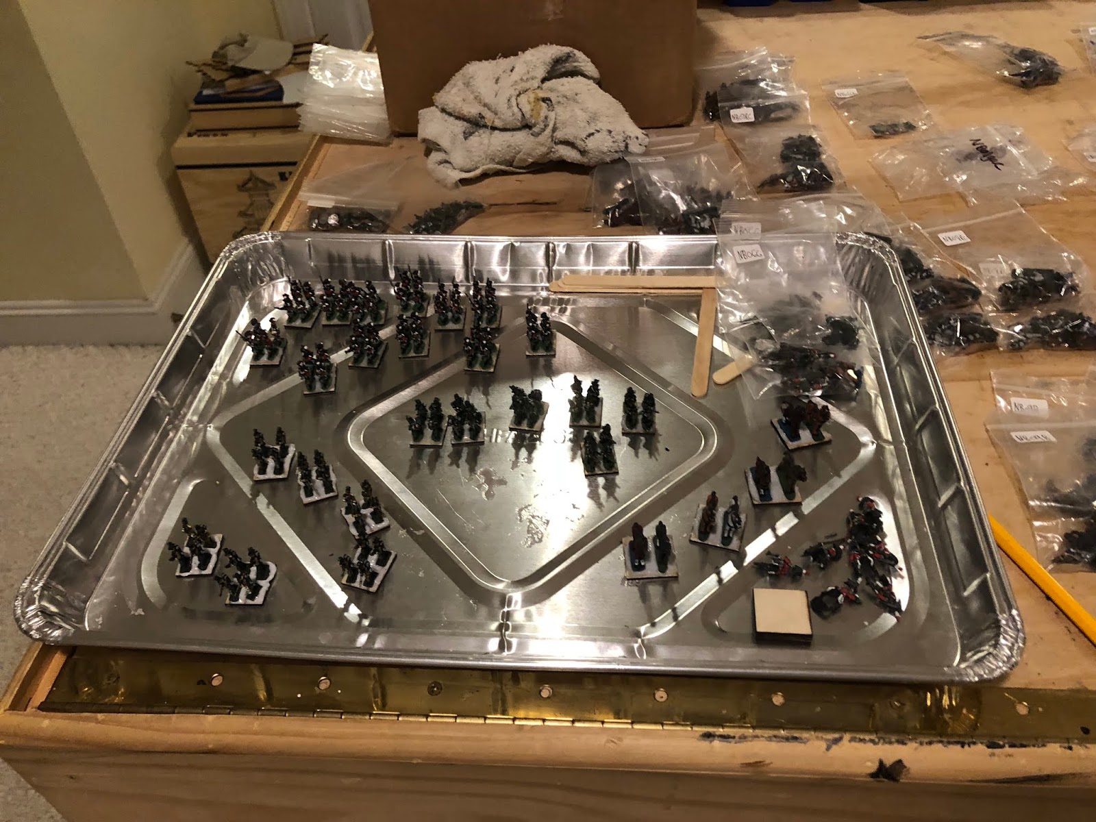 Lair of the Uber Geek: 15mm Napoleonics - Basing Has Commenced!