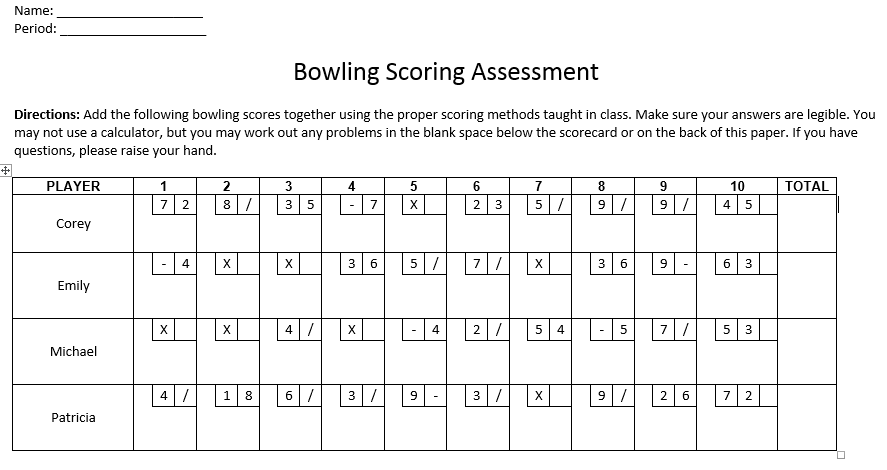 The Sassy PE Teacher: How to Teach a Middle School Bowling Unit