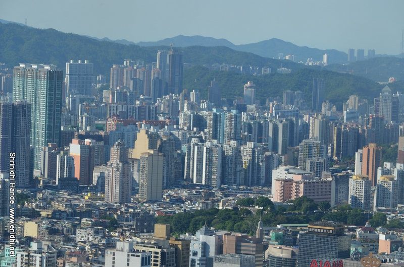 Scenic views of Macau from top of Macao tower - eNidhi India Travel Blog