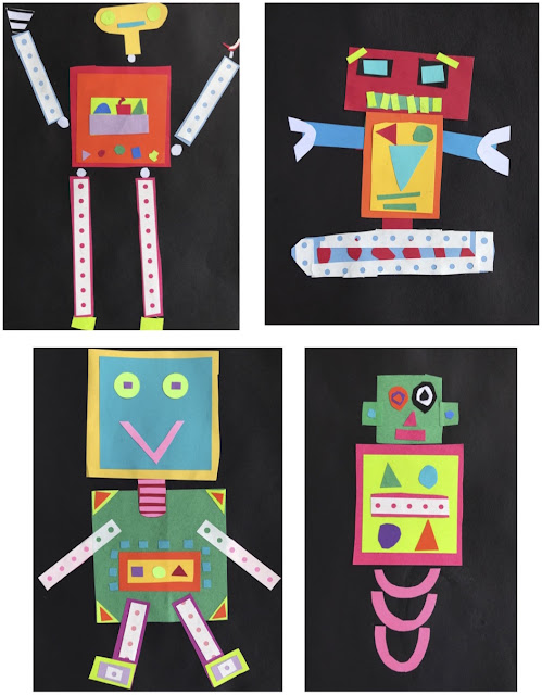 The Rolling Artroom: Shape Robots (1st-3rd Grade)