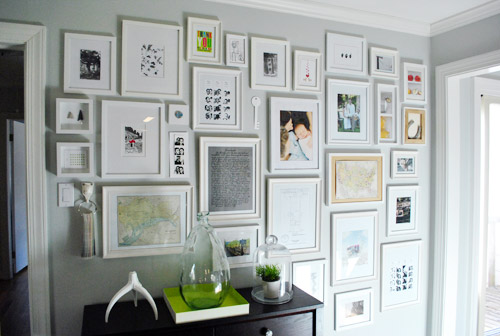 Swoon Style and Home: A picture wall in the works