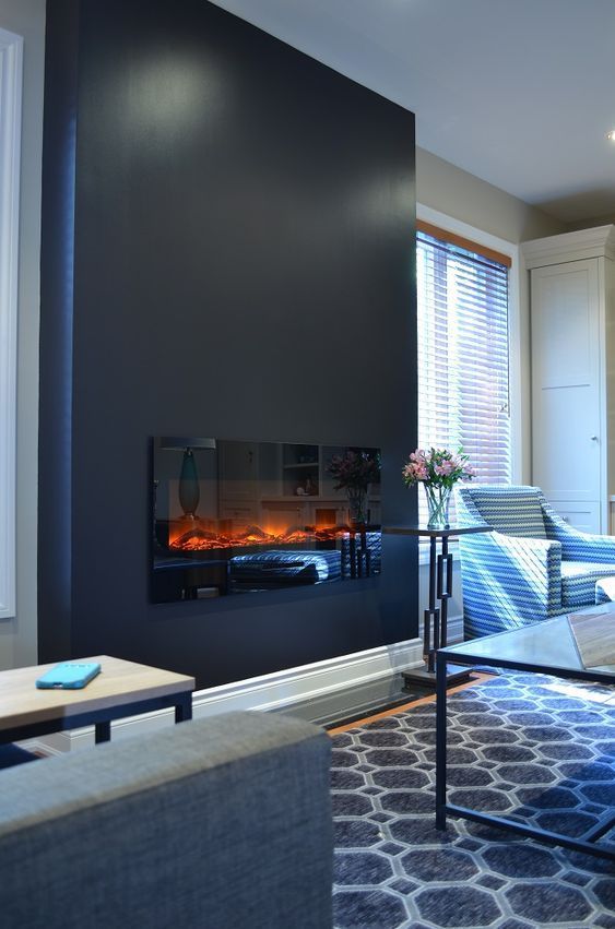 Moody Black Fireplace To Keep You Warm / Home Decor & Weddings