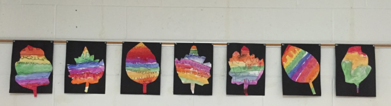 Ms. Curry's Art Room : Kindergarten Fall Leaves