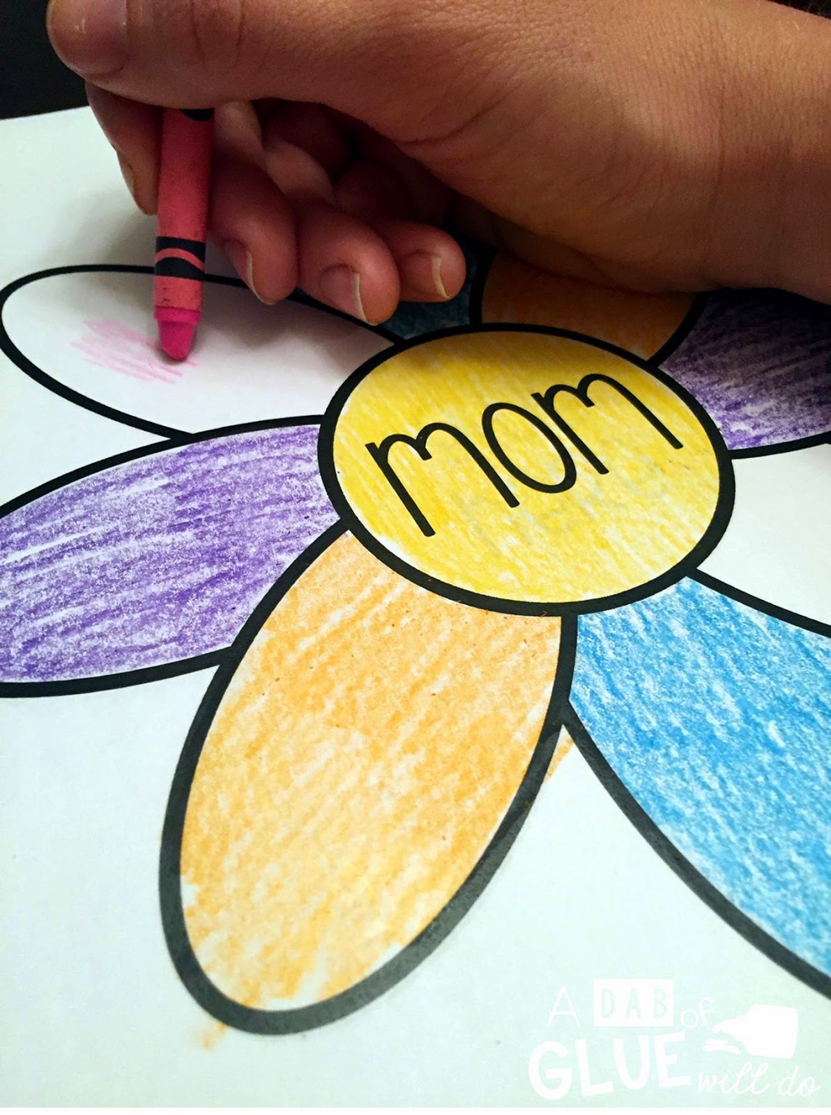 A Dab of Glue Will Do: Mother's Day Flower Gift