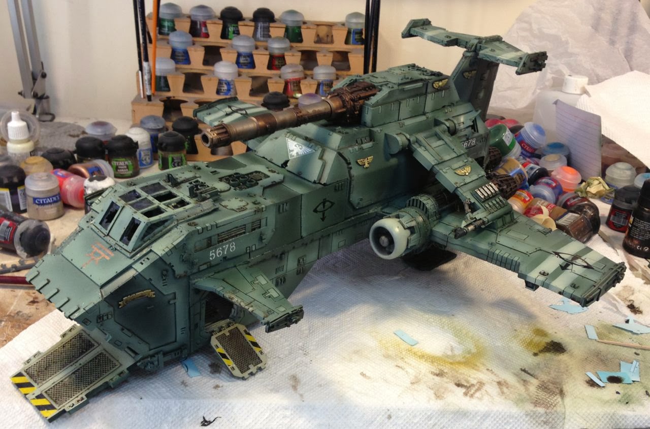 40k Hobby Blog: Sons Of Horus Thunderhawk WIP