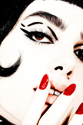 Charli Howard model, High Key, 60's Mod Beauty Photoshoot Black and ...