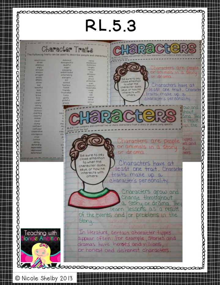Teaching with Blonde Ambition: 5th Grade Reading Interactive Notebook ...