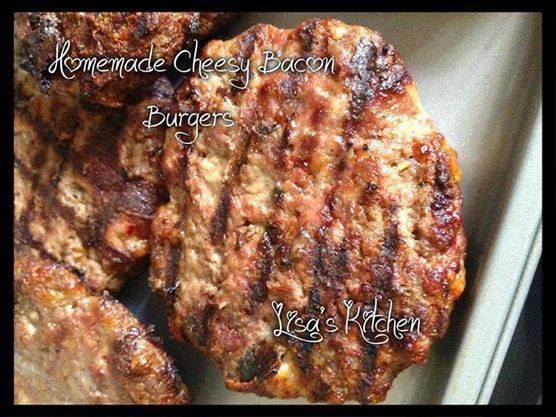 Weightloss, Recipes and DIY with Kari: Homemade Cheesy Bacon Burgers ...