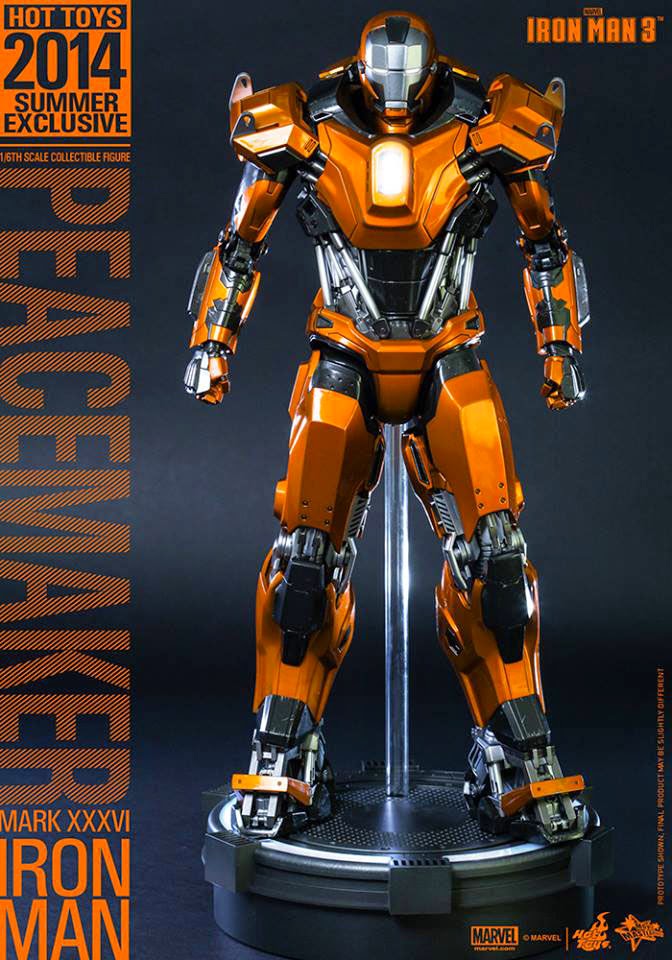 Iron Man 3: 1/6th scale Peacemaker (Mark XXXVI) by Hot Toys to debut at ...