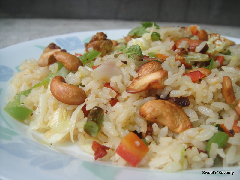 Sweet 'n' Savoury: Fried Rice-Mummy style