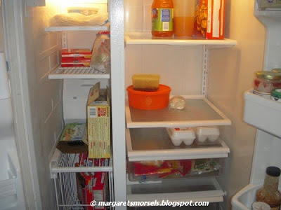 Margaret's Morsels: A Well Stocked Refrigerator