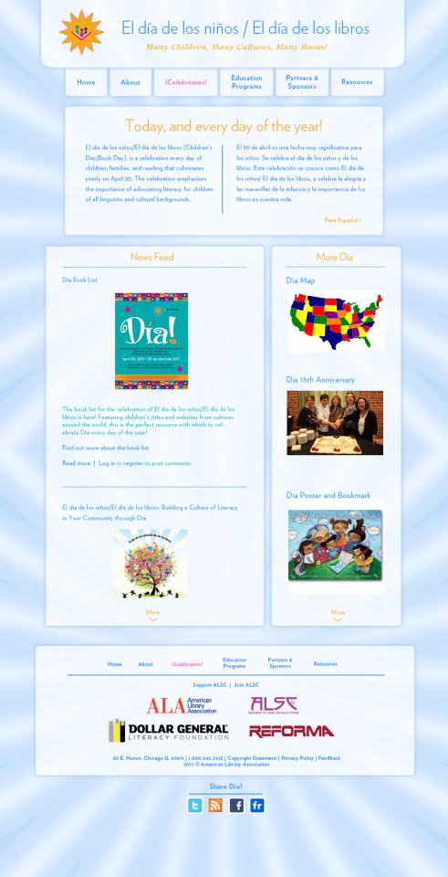 ALSC’s New Dia Website – Pat Mora