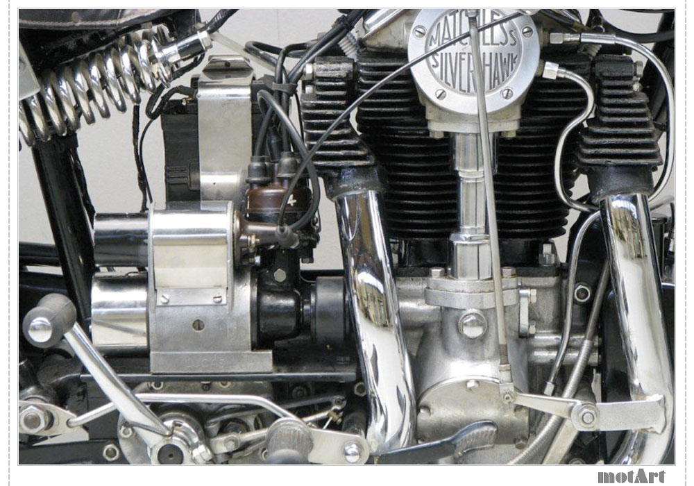 MotArt: Matchless Silver Hawk