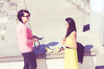 v: Making-Of vom Shot mit der schönen Hany Phan (Honey ausgesprochen :p ...