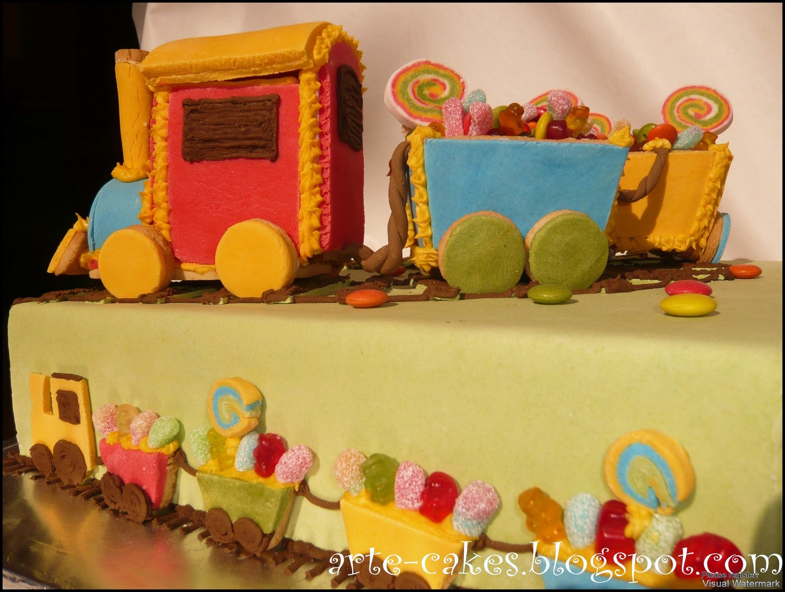 Arte-cakes: Un tren muy dulce!!!
