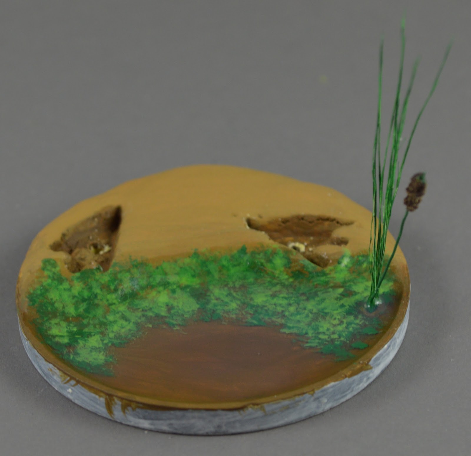 Jen's Mini Painting: Swamp base, red metal