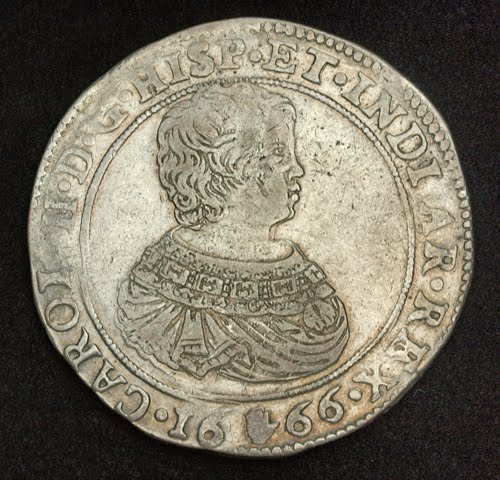 Spanish Netherlands coins Brabant Silver Ducaton Coin 1666 Charles II ...