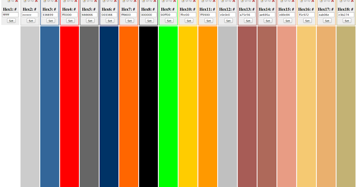 Life In Color: Color Combinations: A site for Color Nerds.