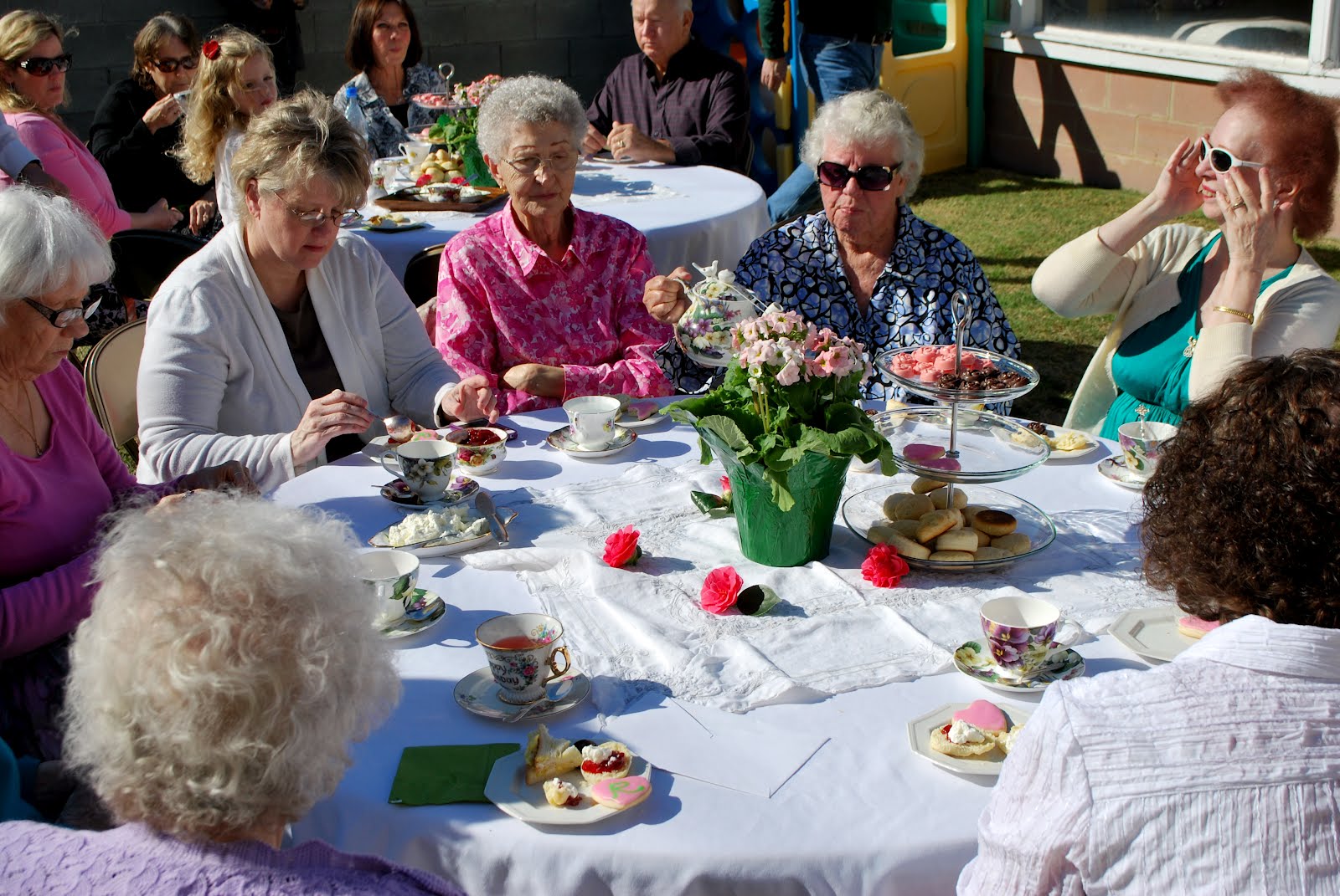 Johnathan, Mackenzie, Kieran, Rhys, and Caroline: Rosie's Tea Party
