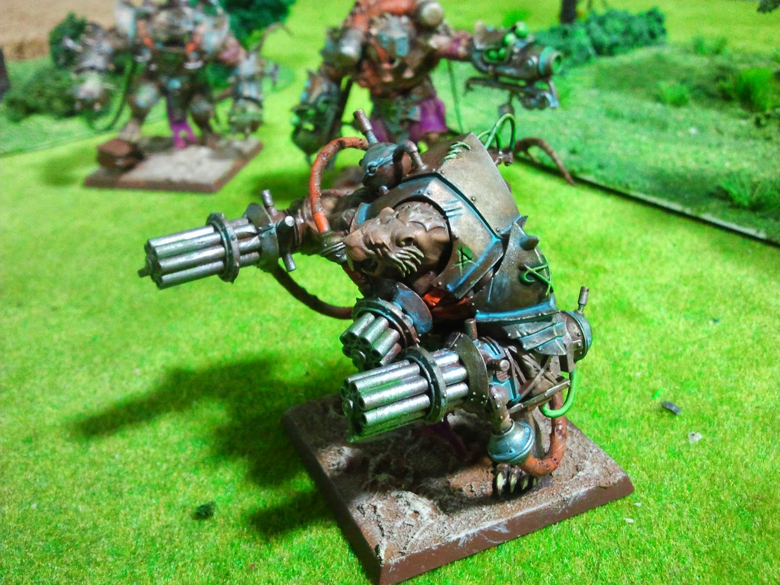 WAR PIN PALS: Pintando... Stormfiends (skaven)