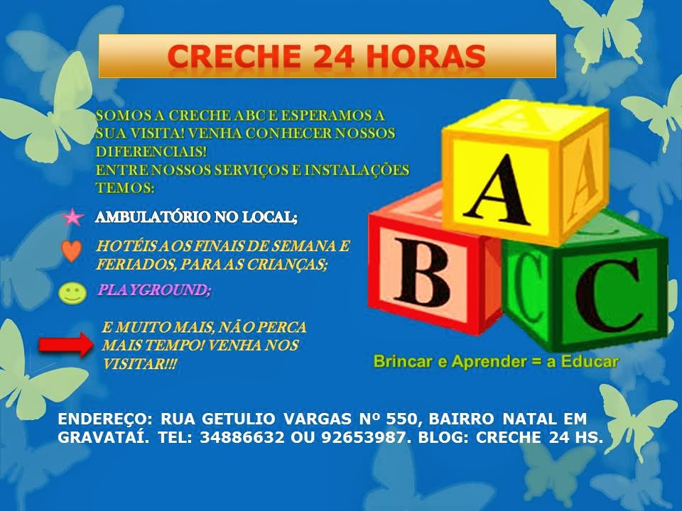 CRECHE ABC: INFORMAÇÕES SOBRE A CRECHE ABC