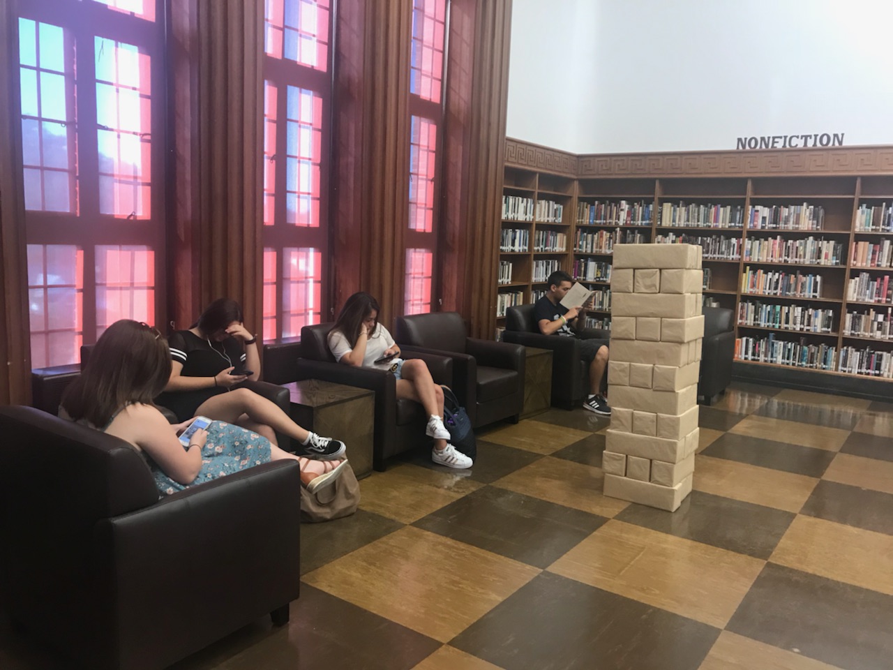 Mepham High School Library: Reading Nook