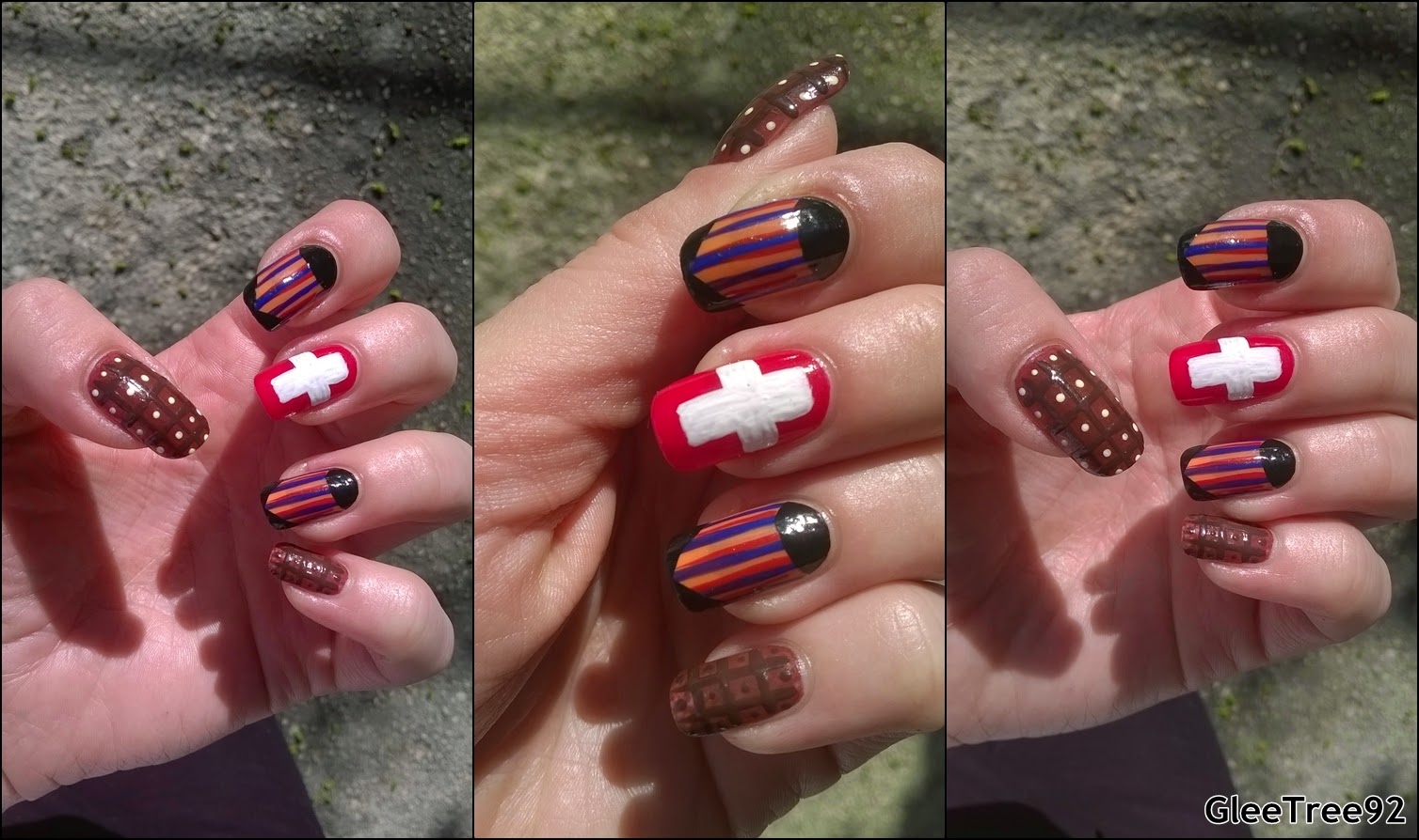GleeTree92: World Cup Nails 2014. - SWITZERLAND!