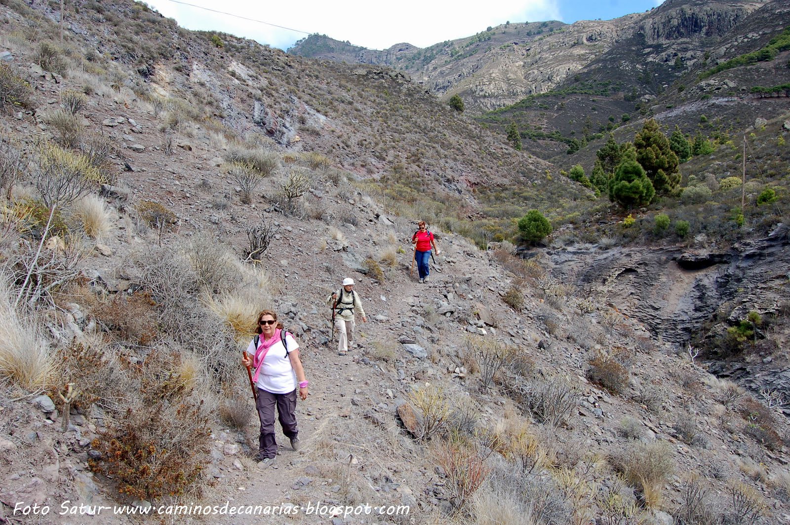 Camino Cruz de Acusa el Risco de Agaete. - Caminos de Canarias