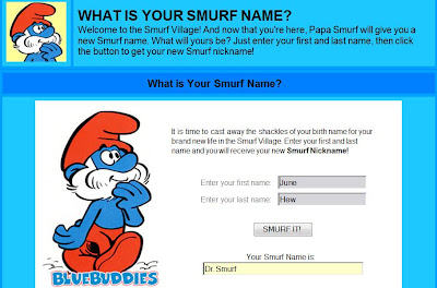 Choco-Licious: What Is Your Smurf Name?