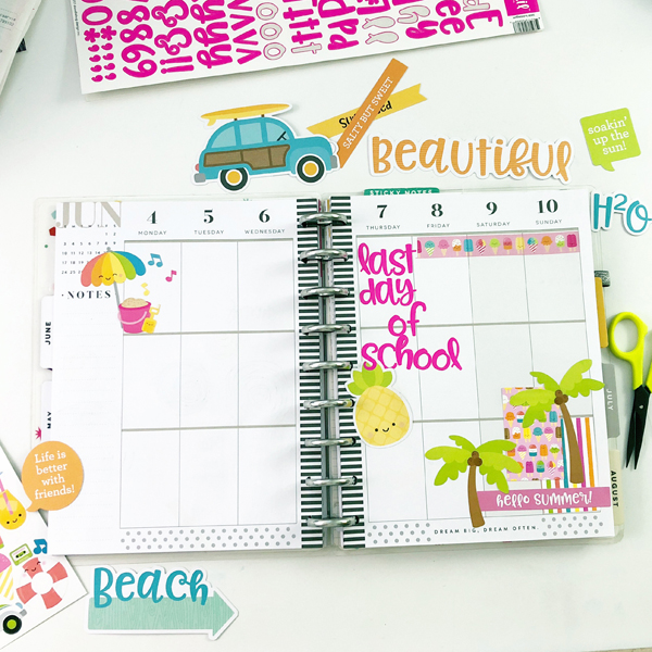 Doodlebug Design Inc Blog: Summer Planner Pages | with Jennie