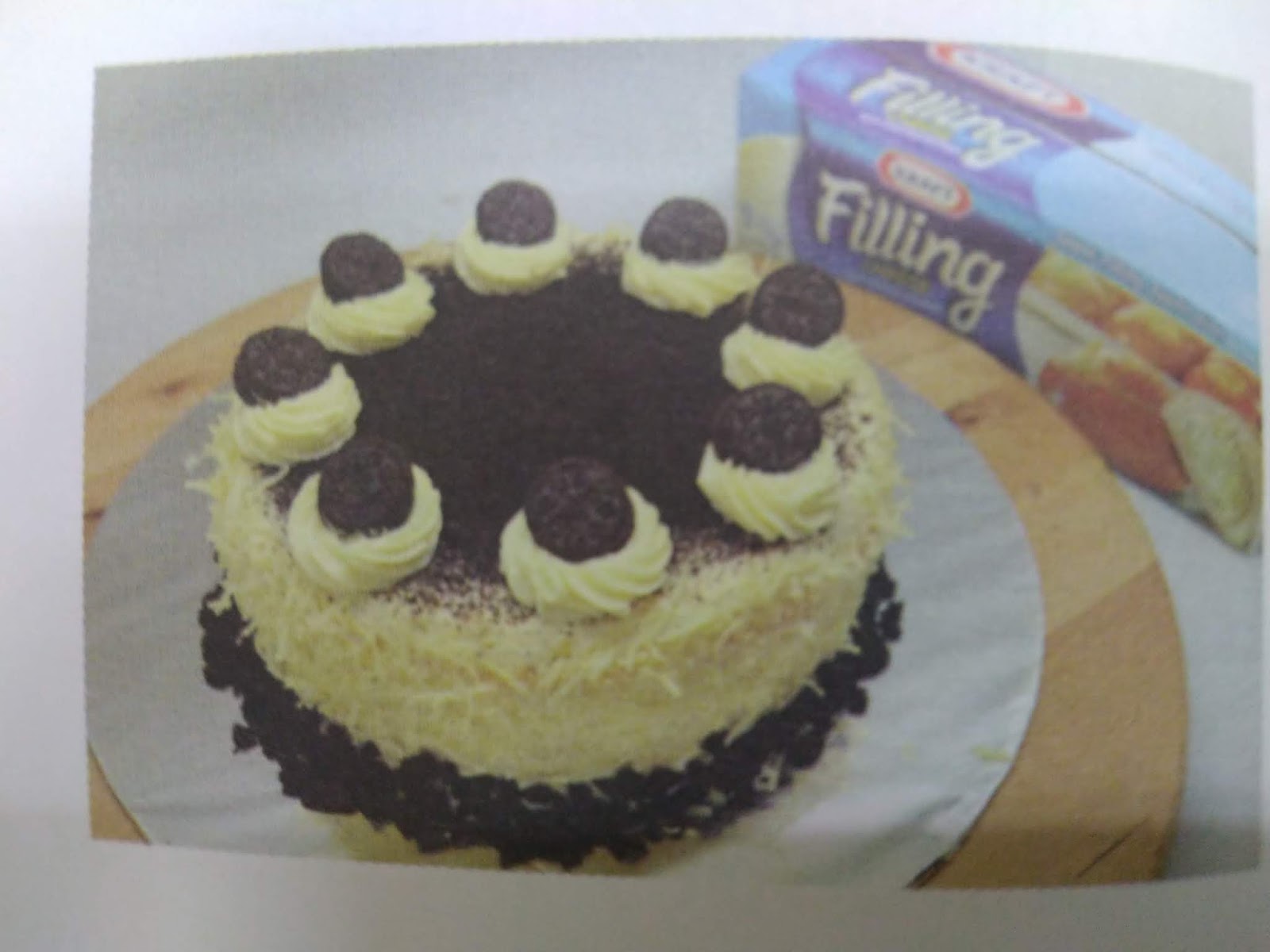 Resep Kue Kraft Oreo Sponge Cheese Cake - Gole Panduan
