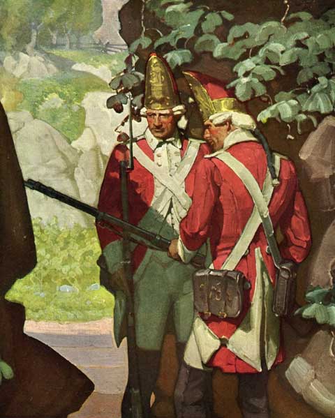 Painting History: Hessian Mercenaries