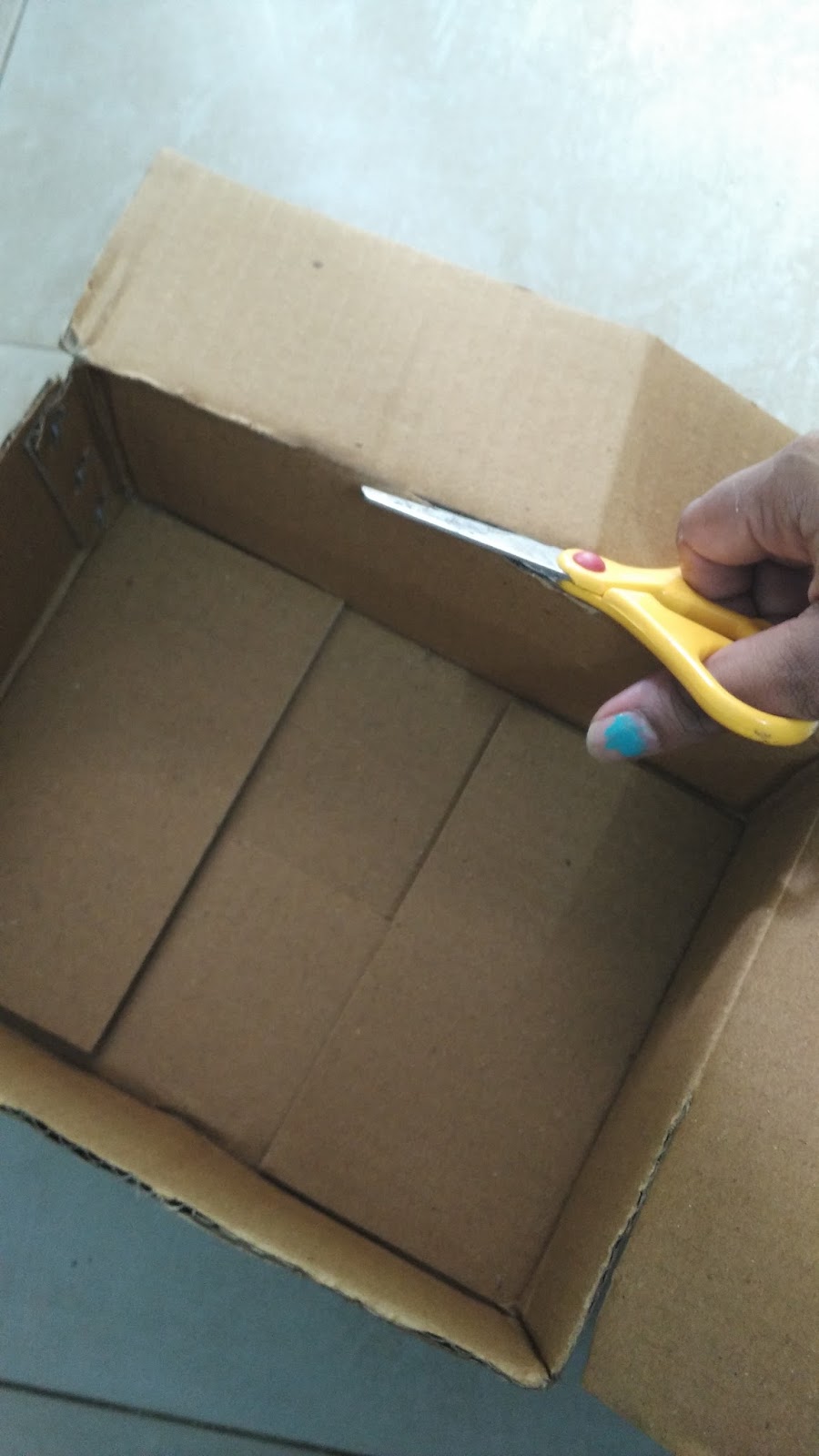 DIY best-out-waste Storage Box