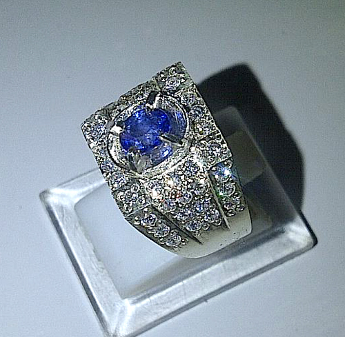 Light blue sapphire - plerules