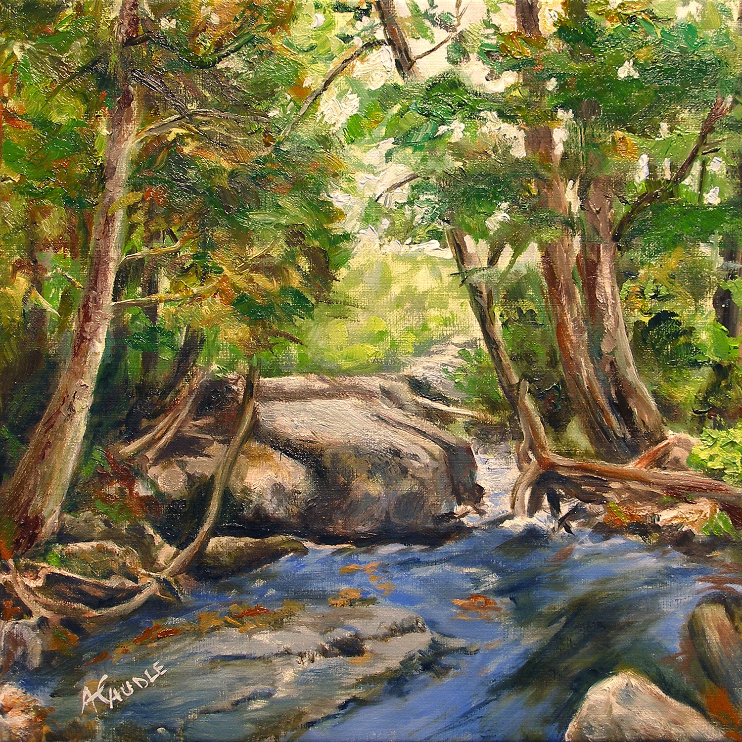 Ann Caudle's Almost Daily Paintings: A Walk in the Woods