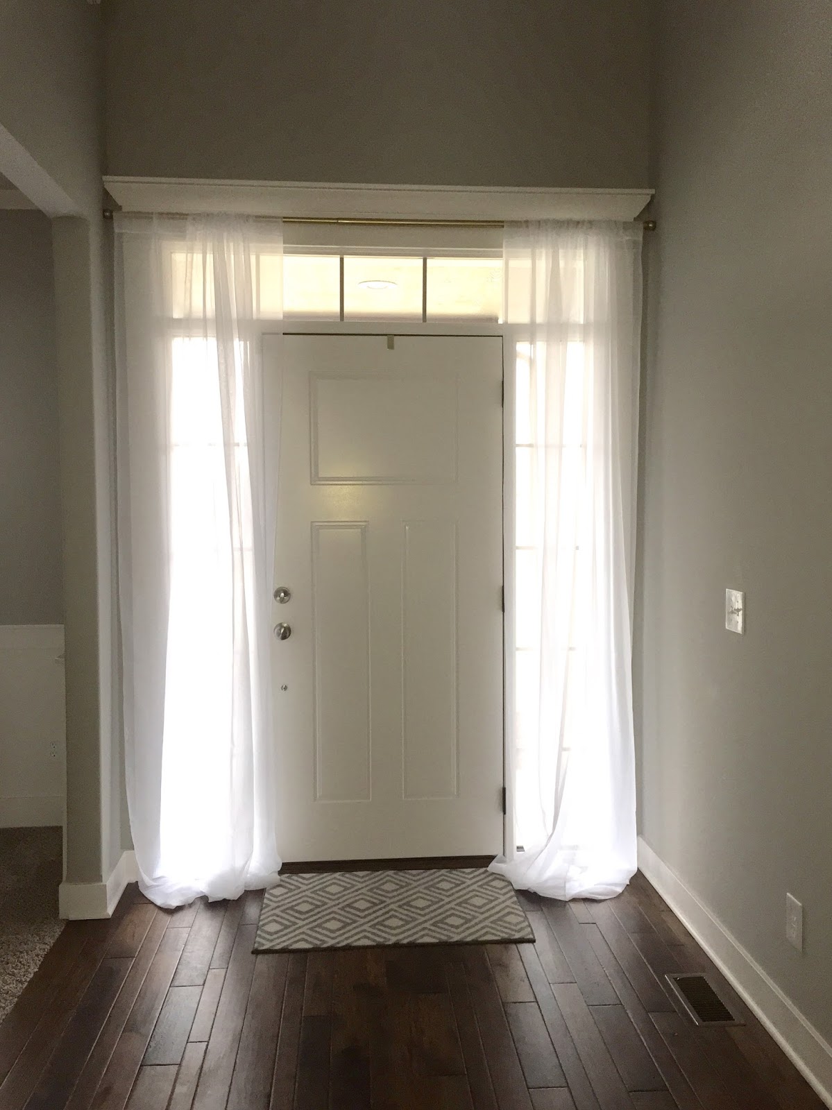 Affordable Entry-Way Curtains | Rustic & Luxe