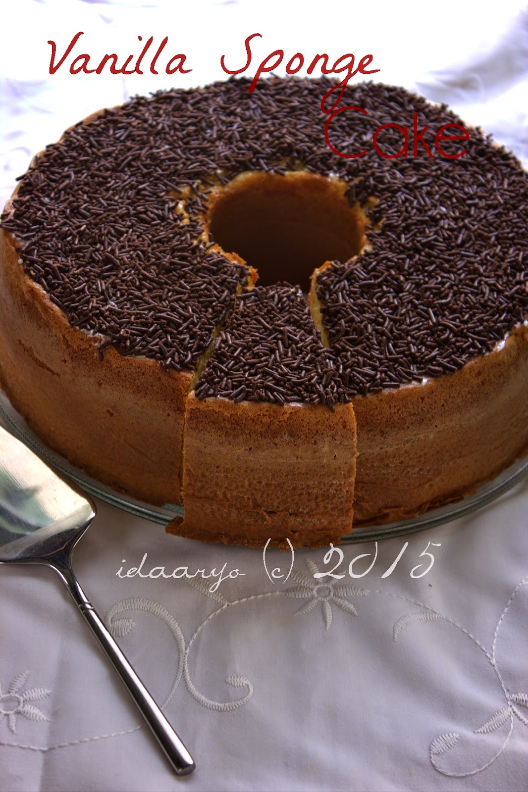 Ida's Homemade......: Vanilla Sponge Cake