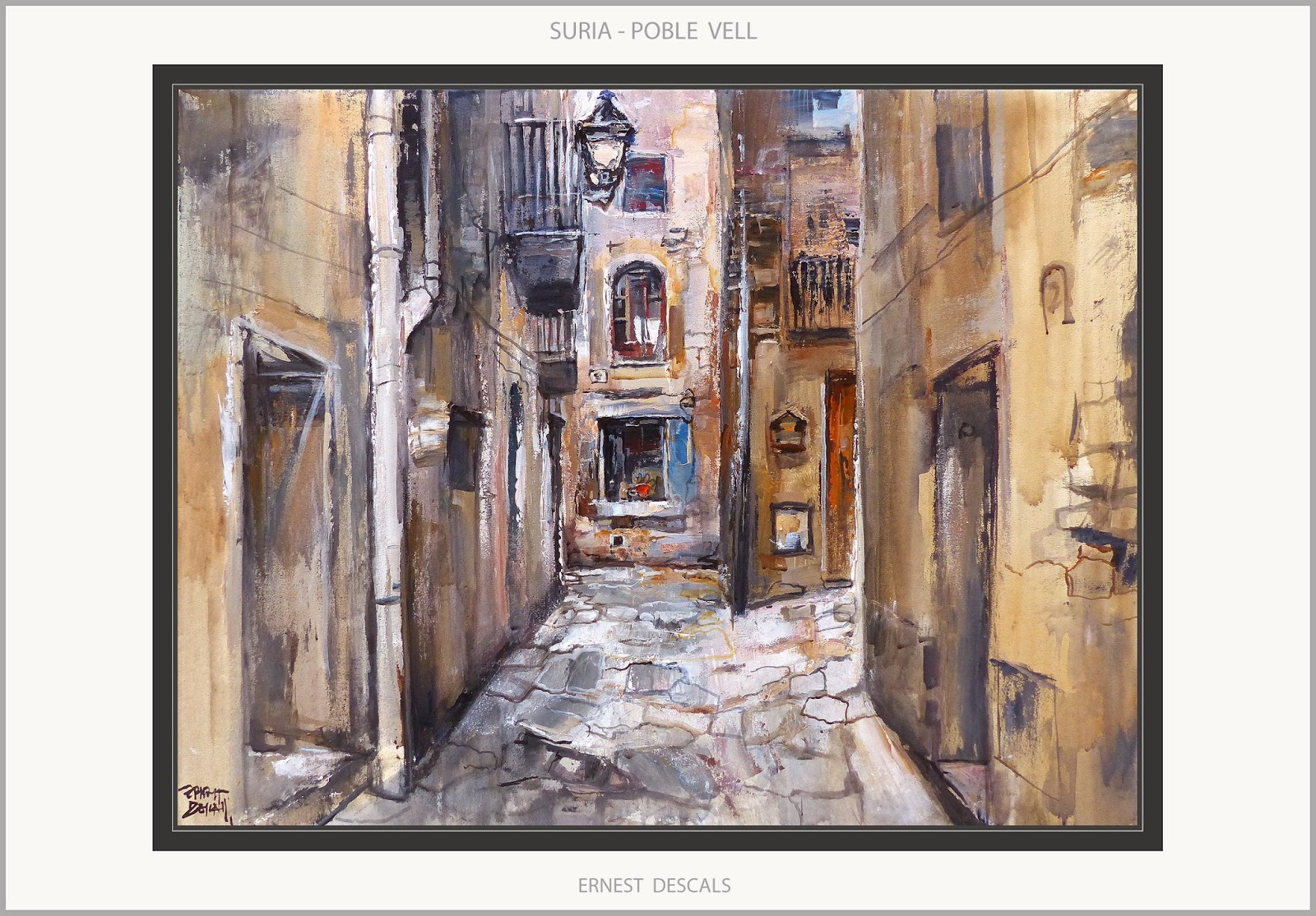 Ernest Descals.Artista Pintor: SURIA-PINTURA-POBLE VELL-PAISATGES ...