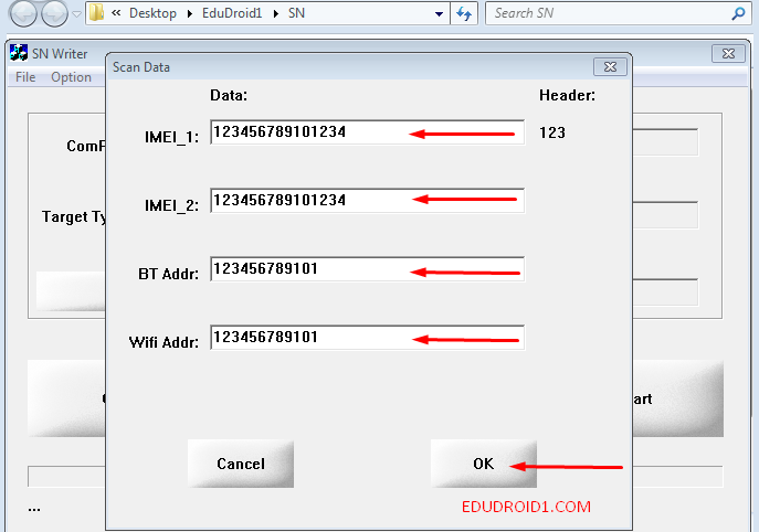 How to Use SN Write Tool - EduDroid1