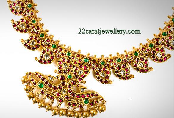Mango Mala (Mango Maalai, Manga Mala) Temple Jewellery Gallery ...