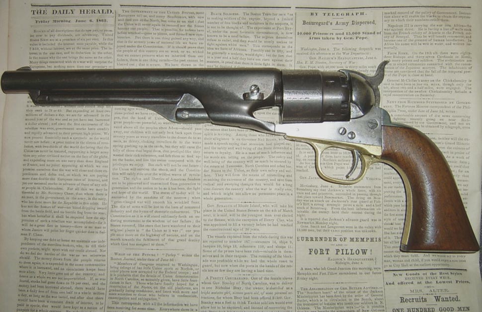 welcome to the world of weapons: Revolver Colt Army Model 1860