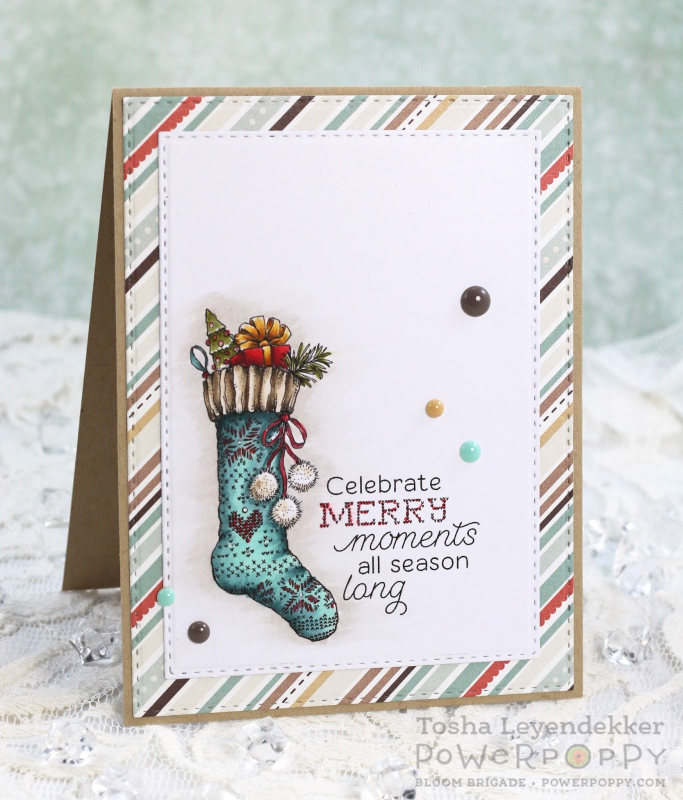 Stamp Talk with Tosh: Merry Christmas!! ~ Power Poppy