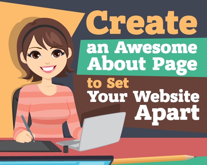 How to Create an Awesome About Page [infographic]