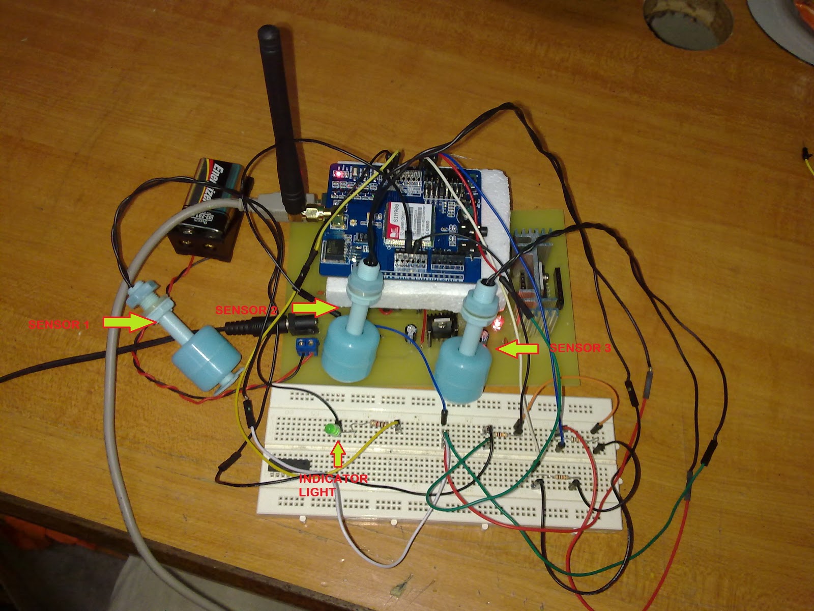 Flood Monitoring System Using Gsm Connection With Sensor