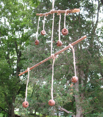 Camp Crafts: Acorn Mobile - Crafts by Amanda