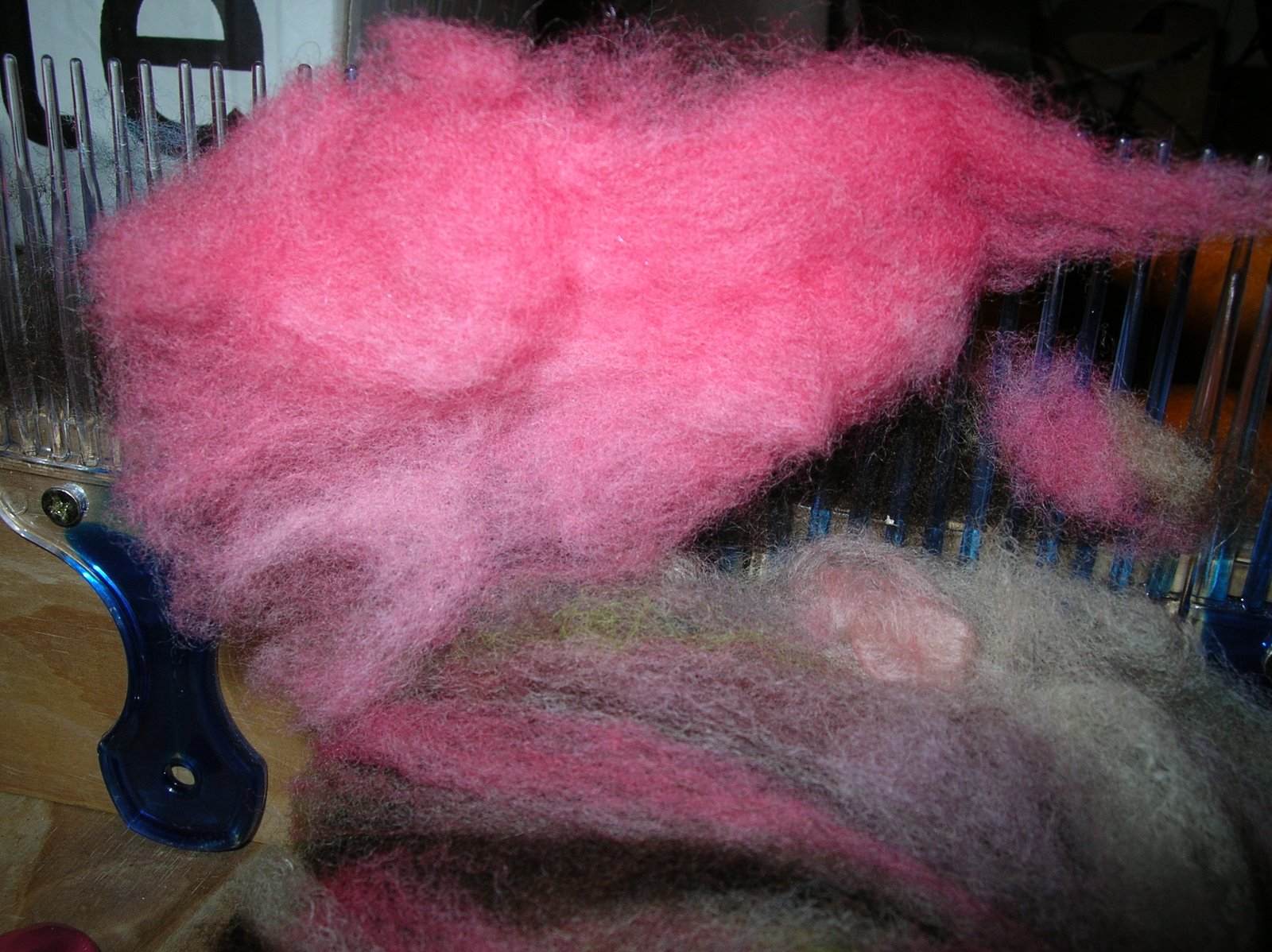 Blending Yarn with DIY Hackle