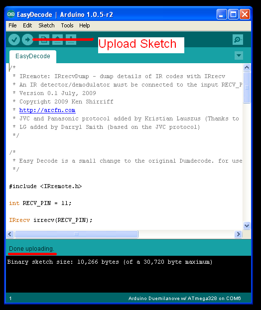 Easy Remote Arduino+Bluetooth+Android: How to decode ir signal